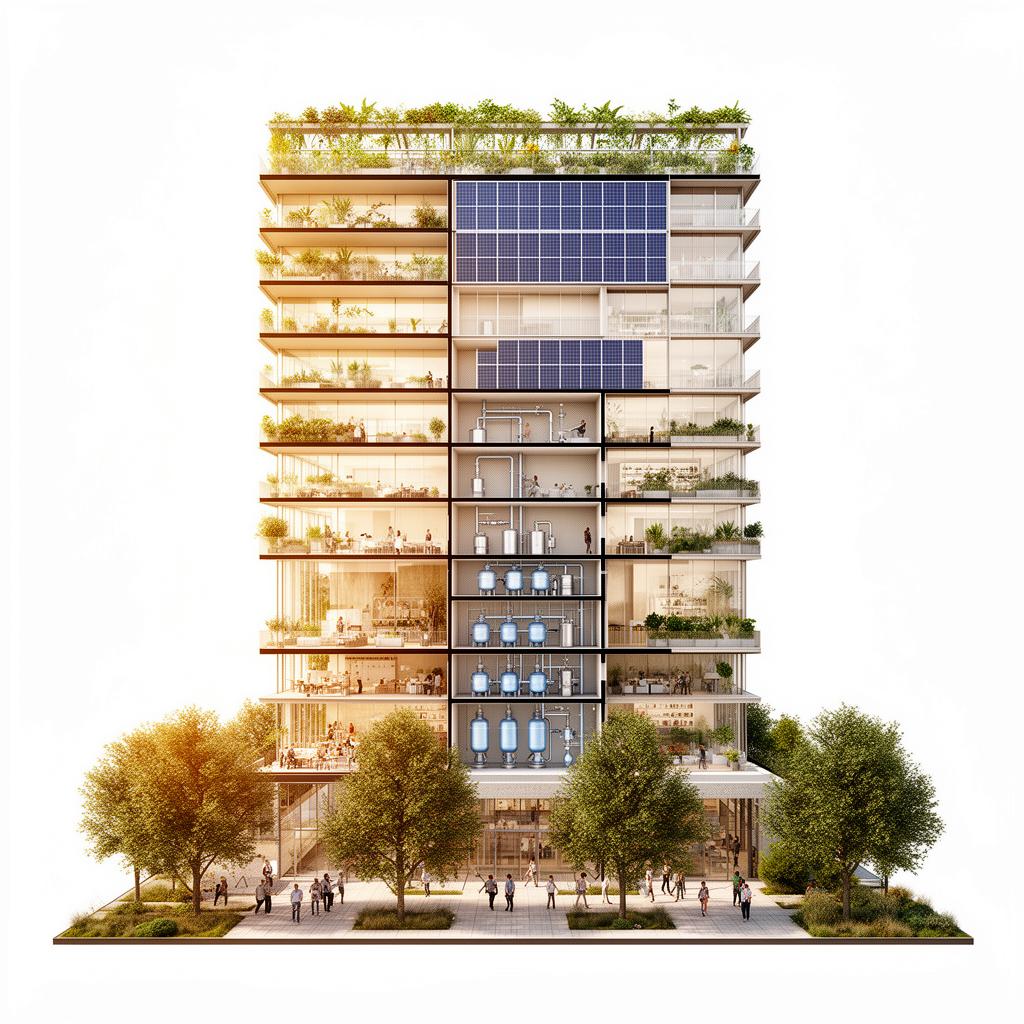 Green Loop Earth | Self-Sufficient Residential Towers